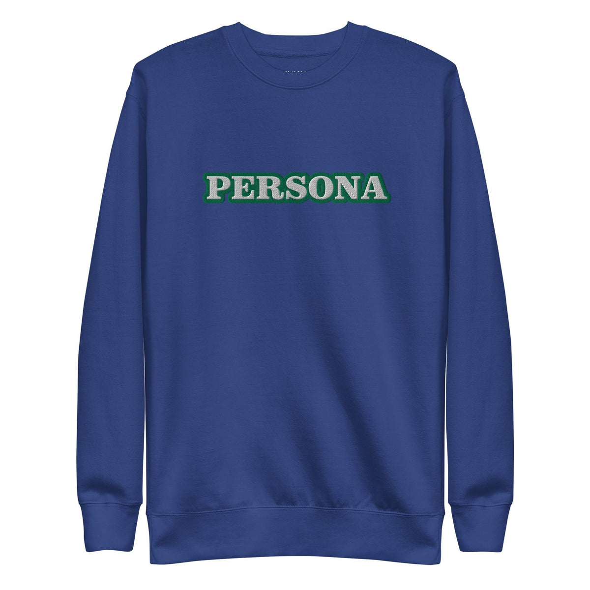 Embroidered Sweatshirt - Blue – The PERSONA Store