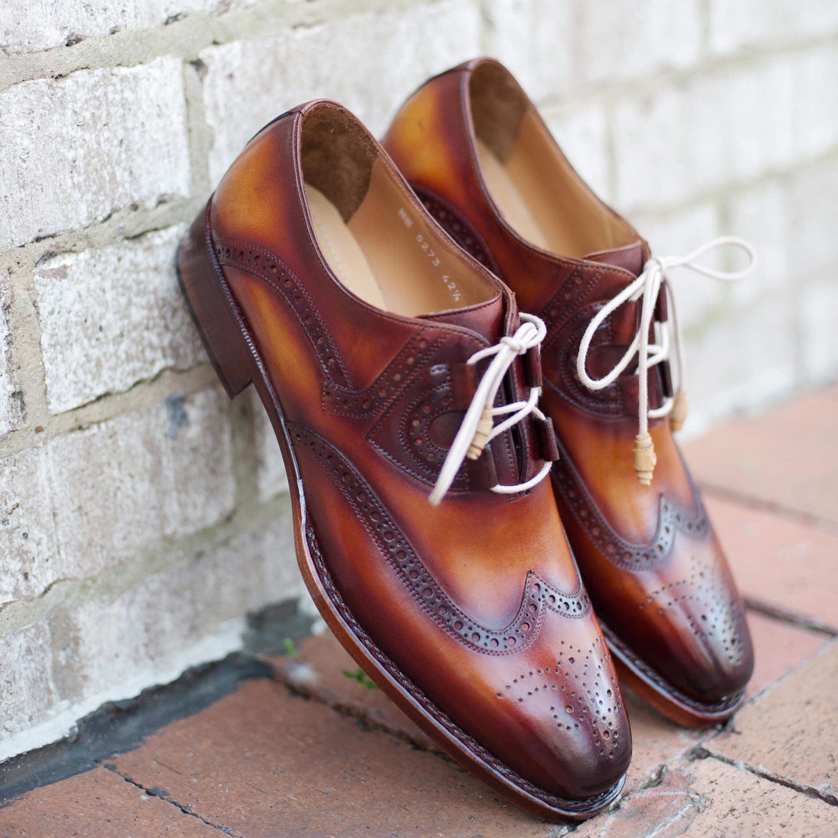 Carmichael Brown Leather Lace Up Wingtip Dress Shoe – The PERSONA Store